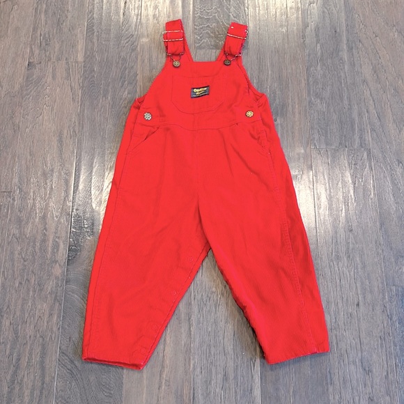 OshKosh B'gosh | Bottoms | Vintage 8s Oshkosh Bgosh Red Corduroy ...